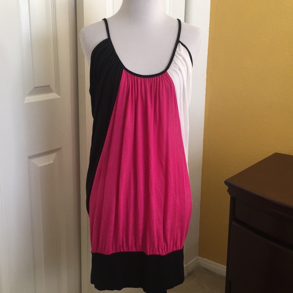 2B Bebe | Dresses | 2b Bebe Tunic Dress Color Blocks Sz Xs | Poshmark